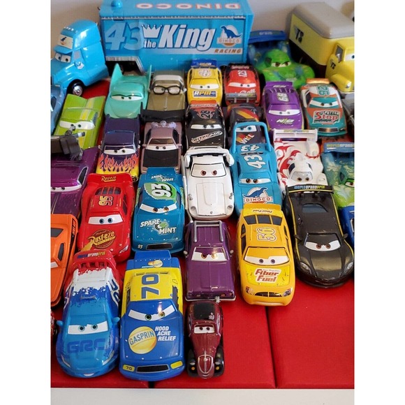 Disney | Toys | Rare Huge Lot Of Over 0 Disney Cars Diecast Truck Elvis ...